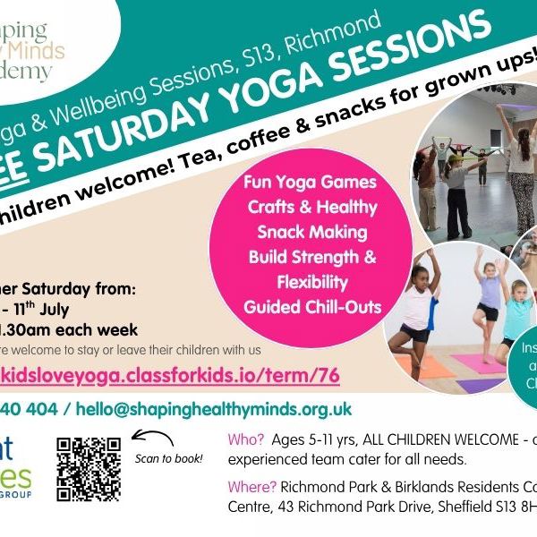 Free Kids Yoga & Wellbeing Sessions - Saturday Mornings!!